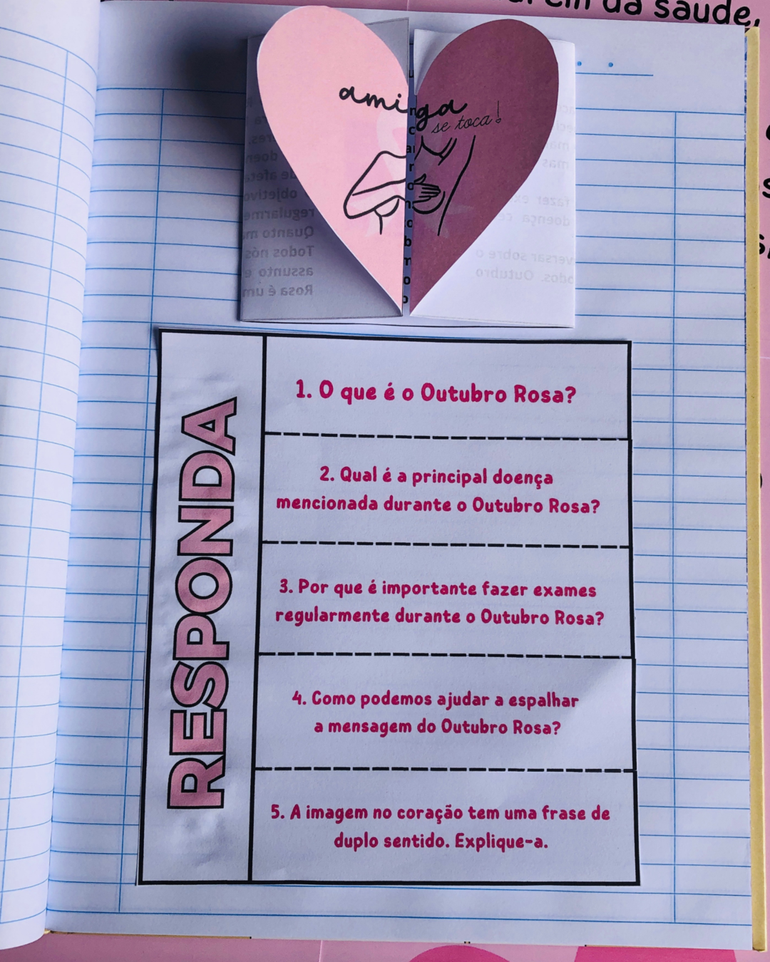 ATIVIDADE OUTUBRO ROSA – Solução Pedagógica: para aulas mais ...